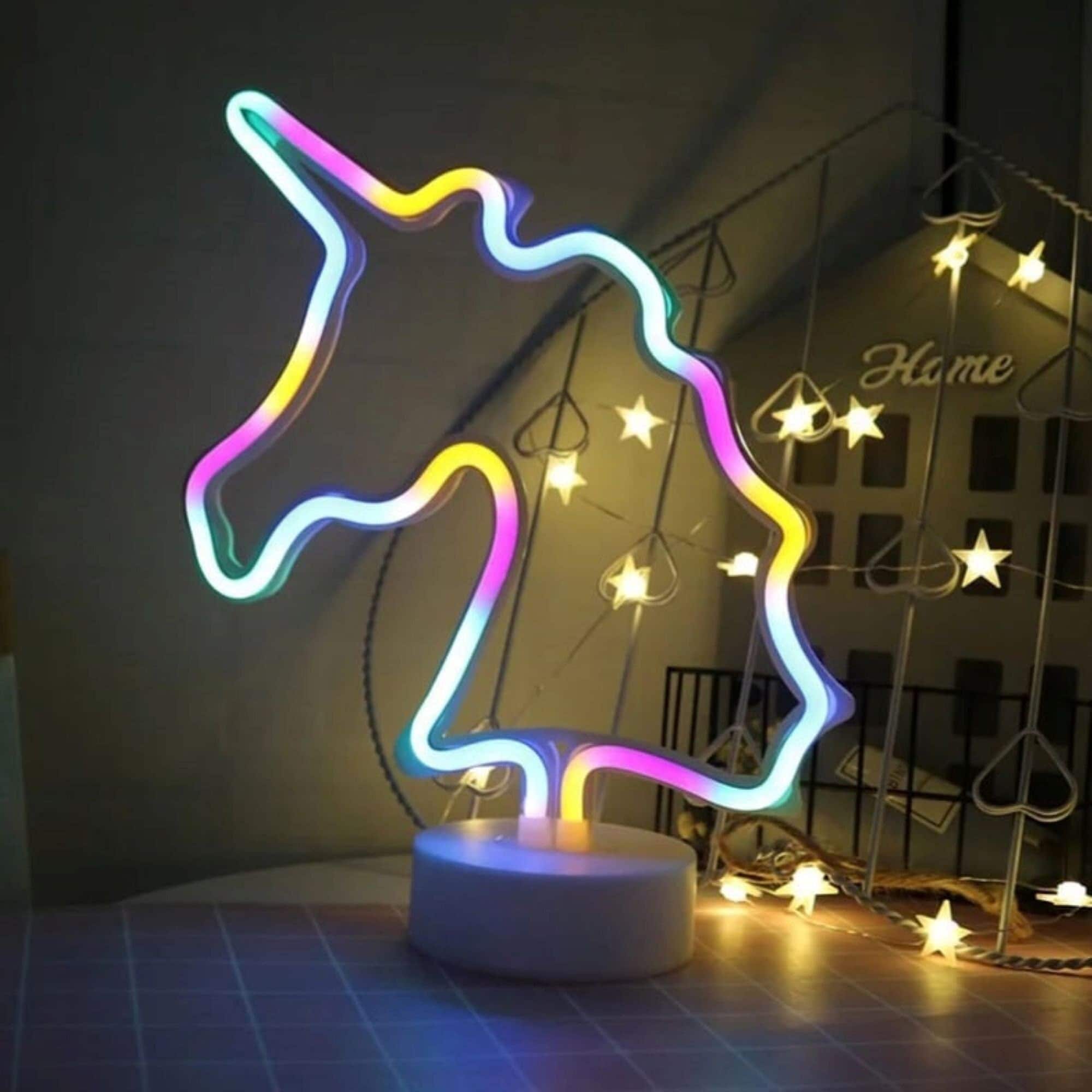 Neon Unicorn Light – Gembo-Tique